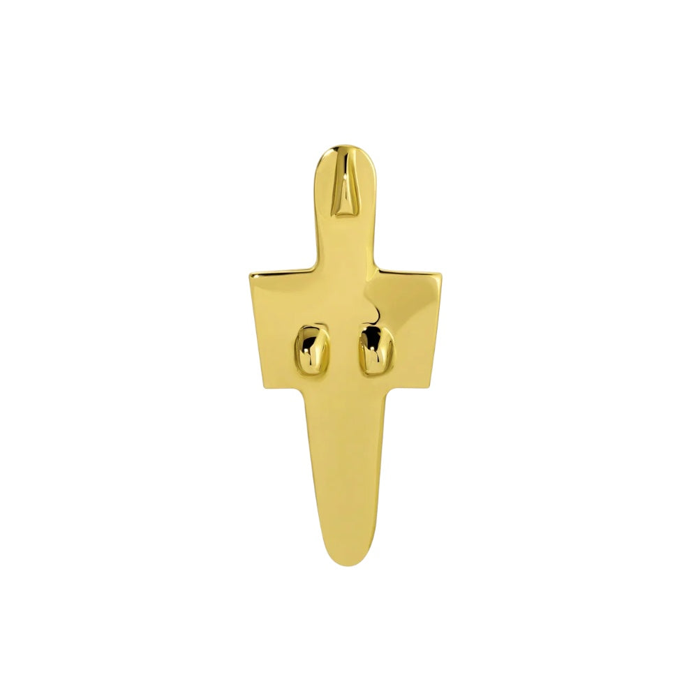 GAIA CROSS PENDANT – LULU DE LA LAMA
